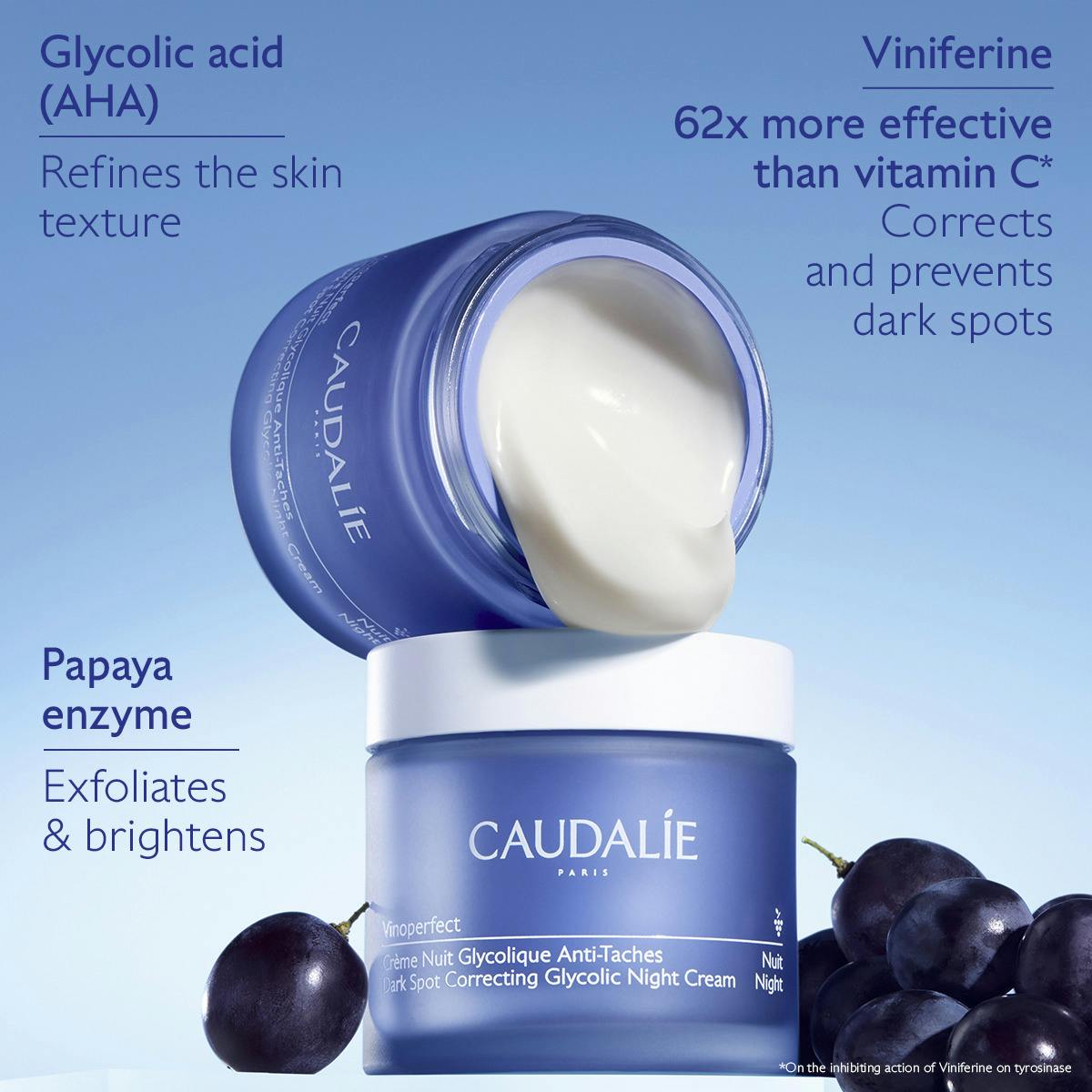 Caudalie Vinoperfect Dark Spot Glycolic Night Cream 50ml - John Bell ...