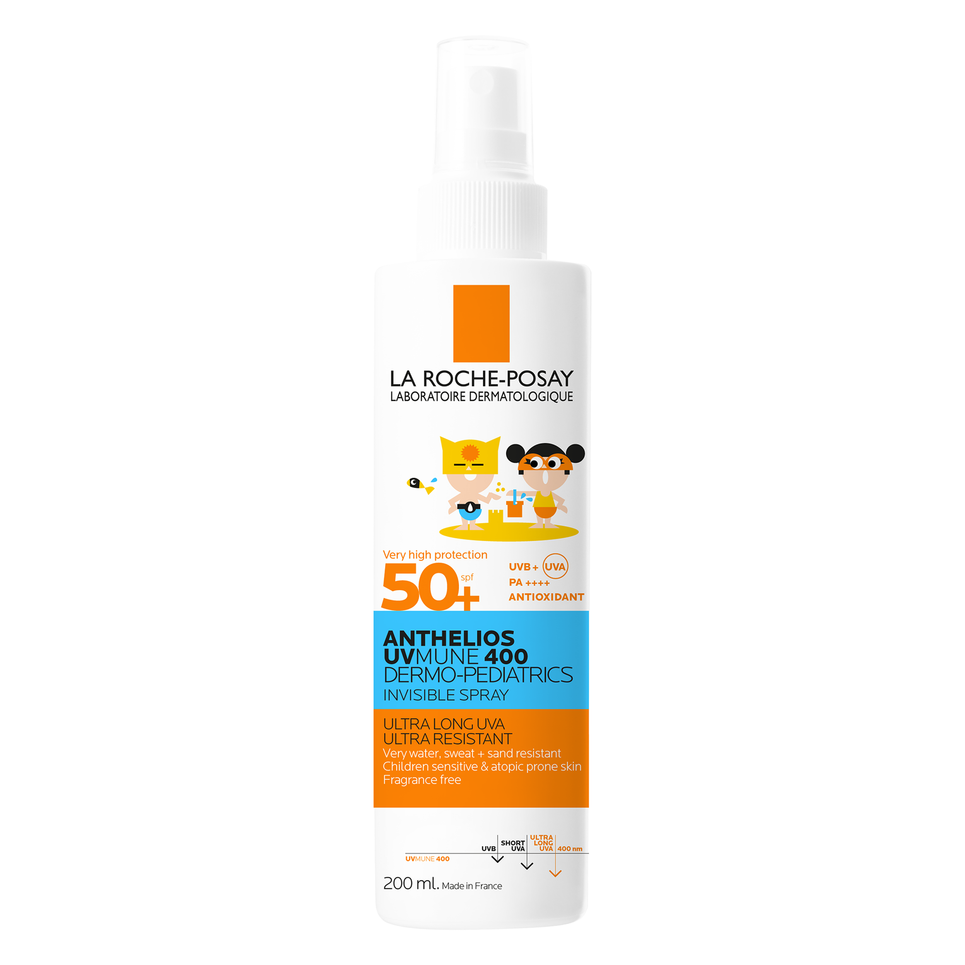 La Roche Posay Anthelios Uvmune400 Dermo-pediatrics Invisible Spray SPF ...