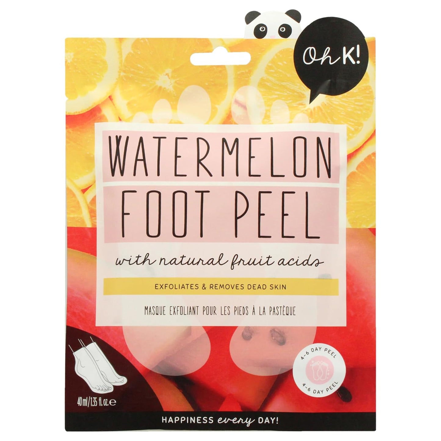 Oh K! Watermelon Jelly Foot Peel 1 Unit - John Bell & Croyden