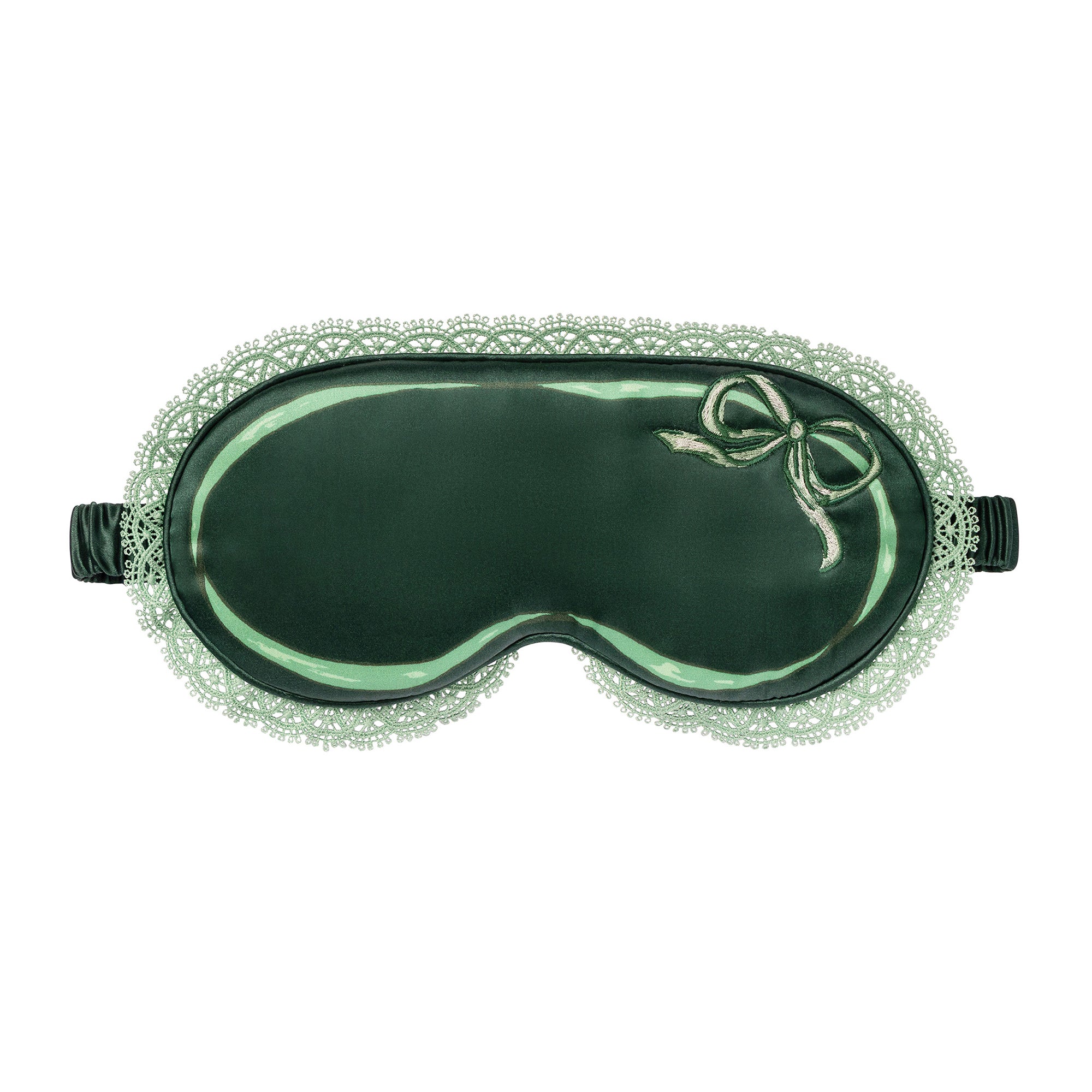 Slip Pure Silk Beauty Sleepover Set With Lace Trim - Peppermint Dreams ...