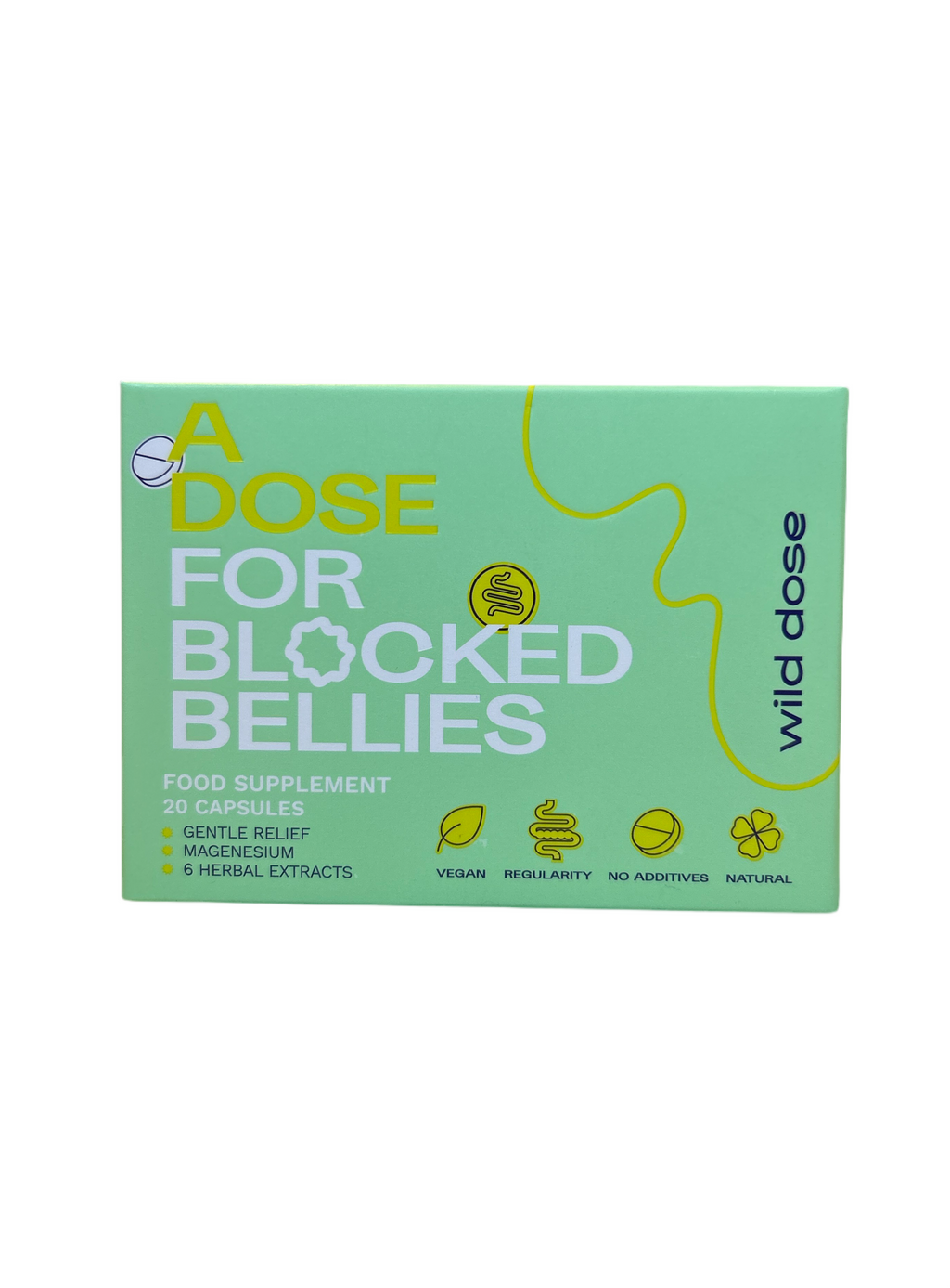 Wild Dose A Dose For Blocked Bellies 20 Capsules – John Bell & Croyden