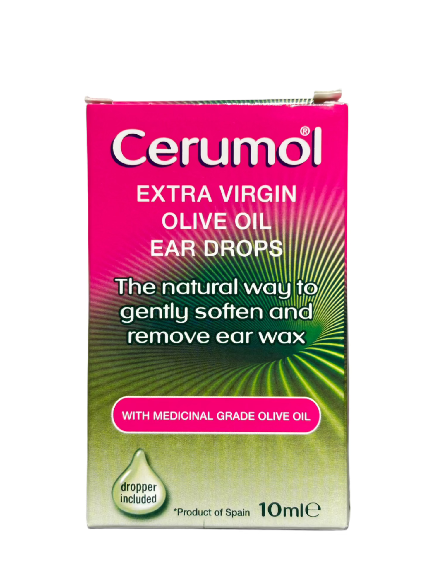 Cerumol Extra Virgin Olive Oil Ear Drops 10ml - John Bell & Croyden