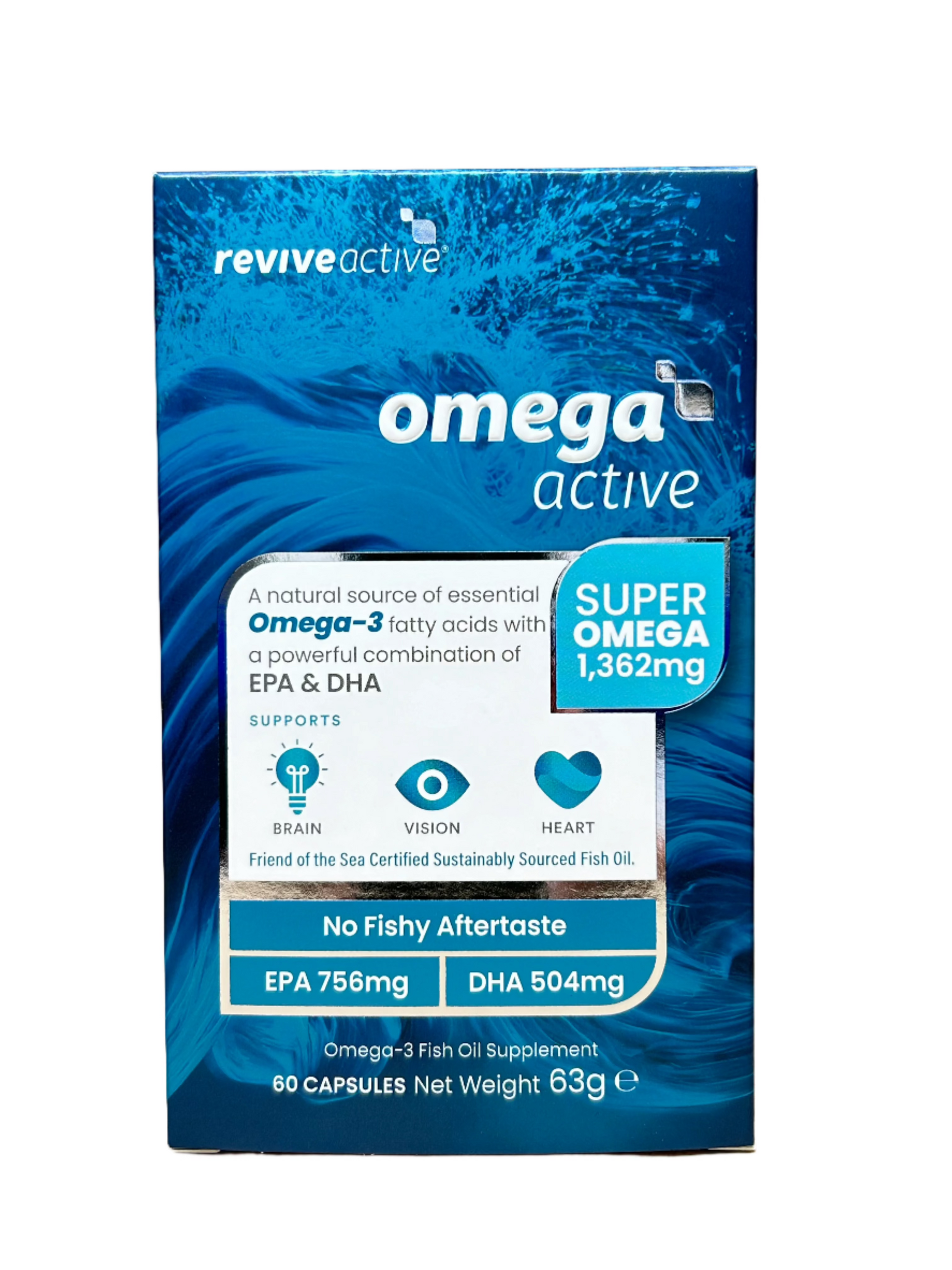 Revive Active Omega Active 60 Capsules - John Bell & Croyden