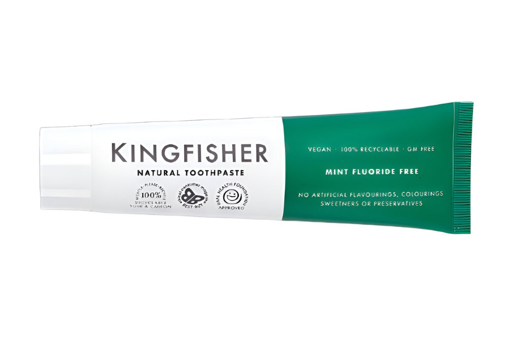 Kingfisher Mint Toothpaste Fluoride Free 100ml - John Bell & Croyden