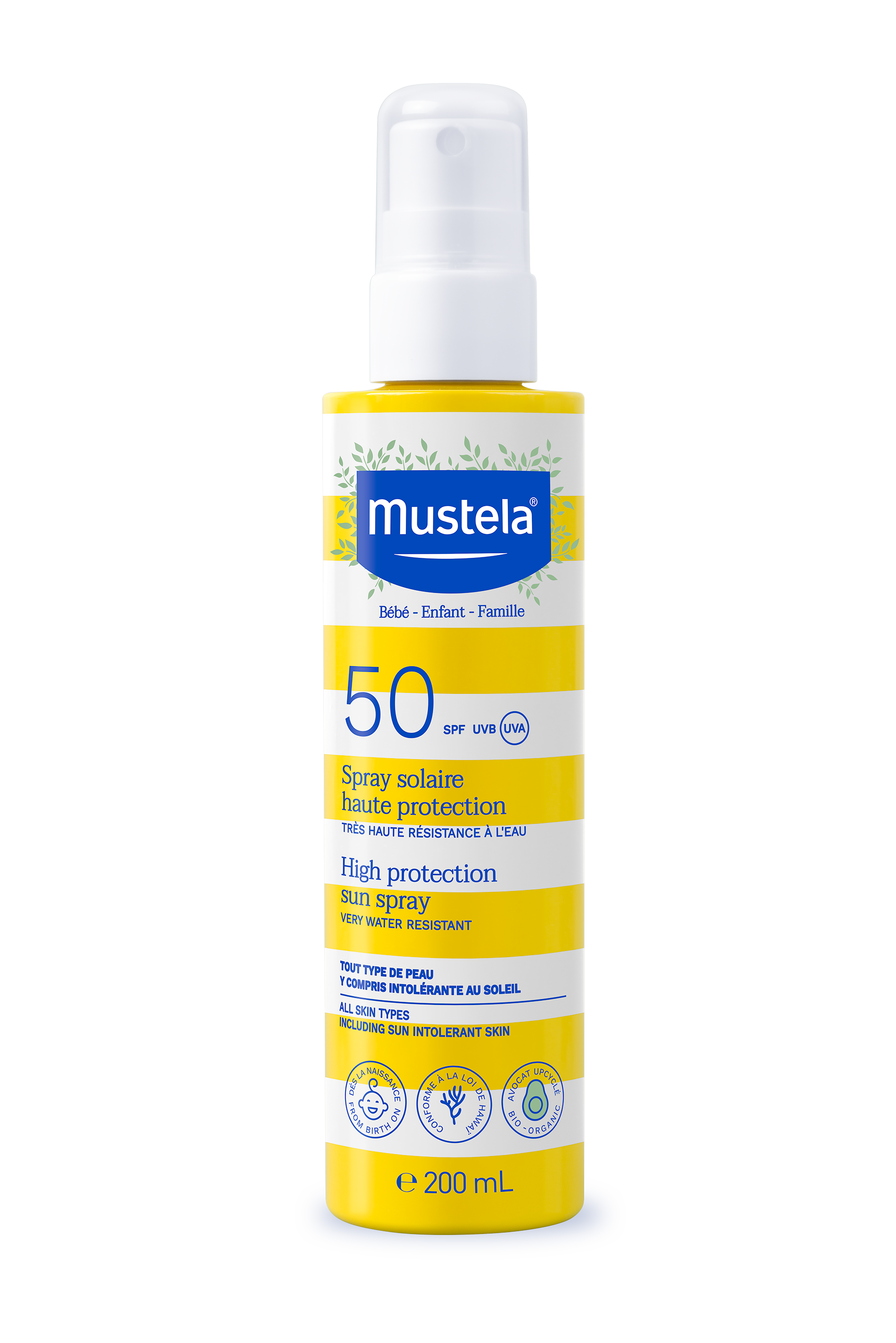 Mustela High Protection Sun Spray Spf 50 200ml - John Bell & Croyden