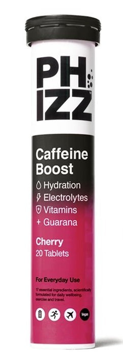 Phizz Cherry + Caffeine Boost 3-in-1 Effervescent 20 Tablets - John ...