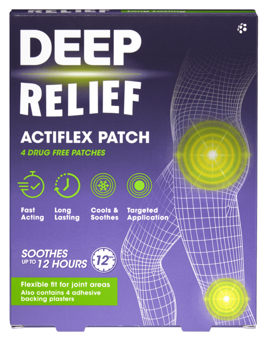 Deep Relief Actiflex Patch 4 units - John Bell & Croyden { "@context ...