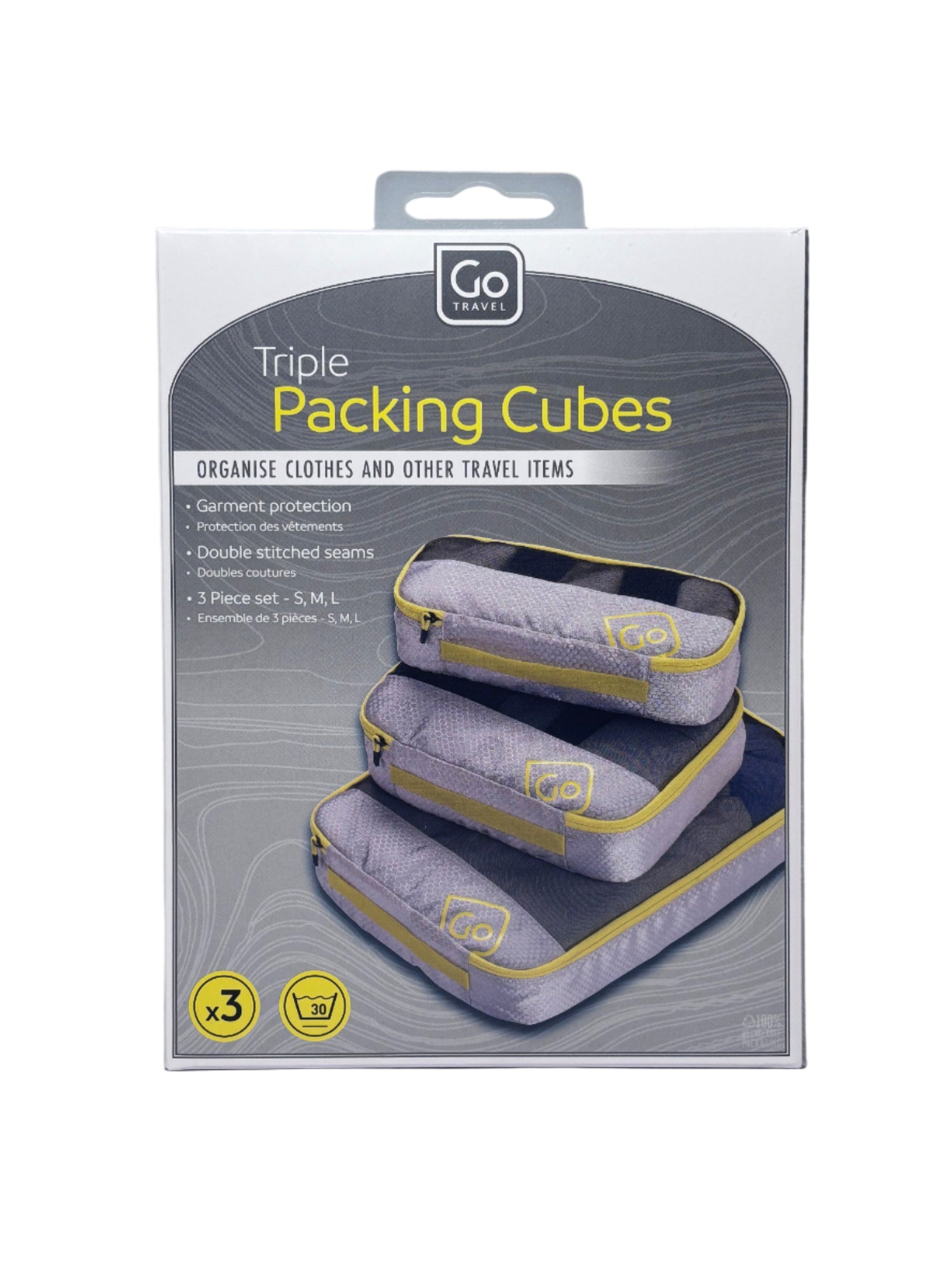 GO TRAVEL Triple Packing Cubes - John Bell & Croyden