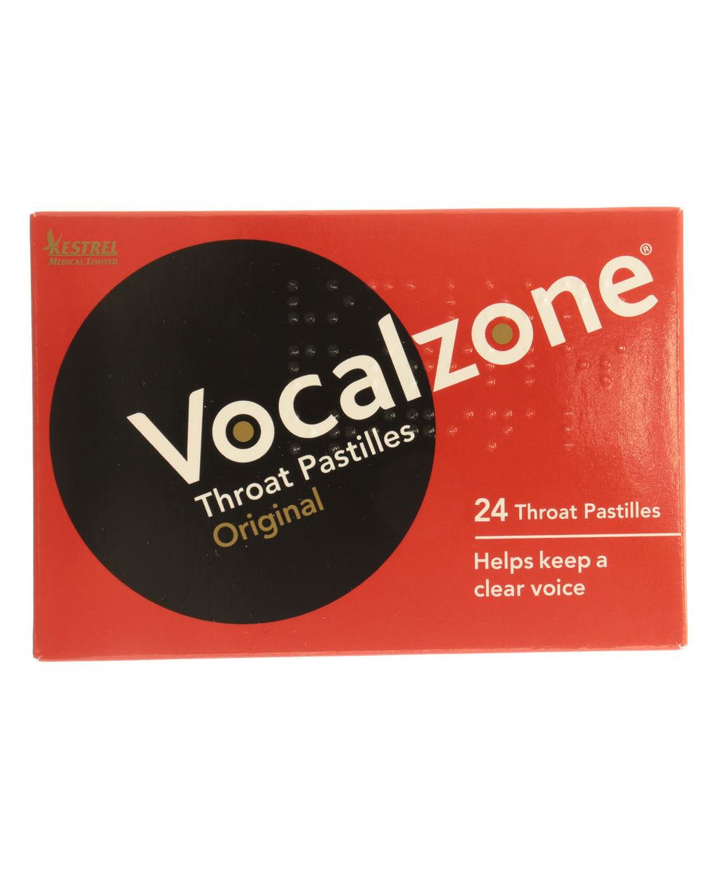 VOCALZONE Throat Pastilles 24 lozenges – John Bell & Croyden