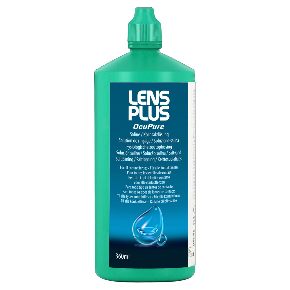 LENS PLUS OcuPure Saline 360ml - John Bell & Croyden