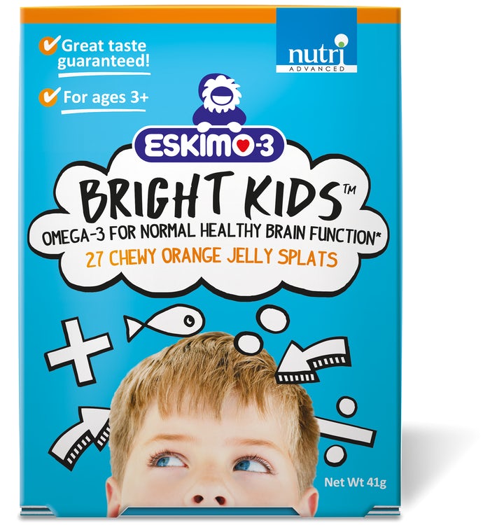 NUTRI ADVANCED Eskimo-3 Bright Kids Fish Oil Jelly Splats 27 pastilles ...